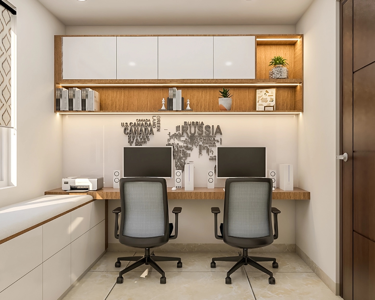 Wood Office Design