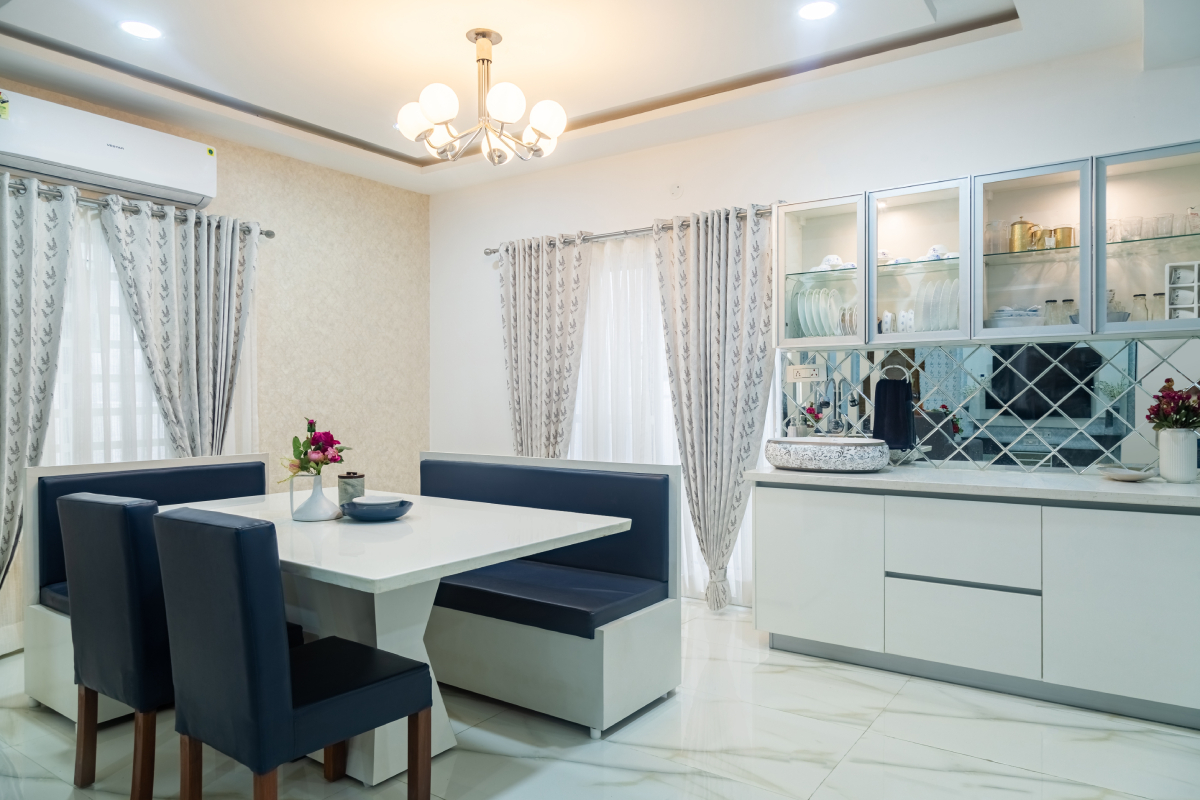 Spacious POP Peripheral False Ceiling Design | Livspace