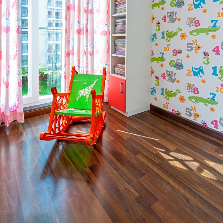 Dark-Coloured Flooring For Kids' Rooms | Livspace
