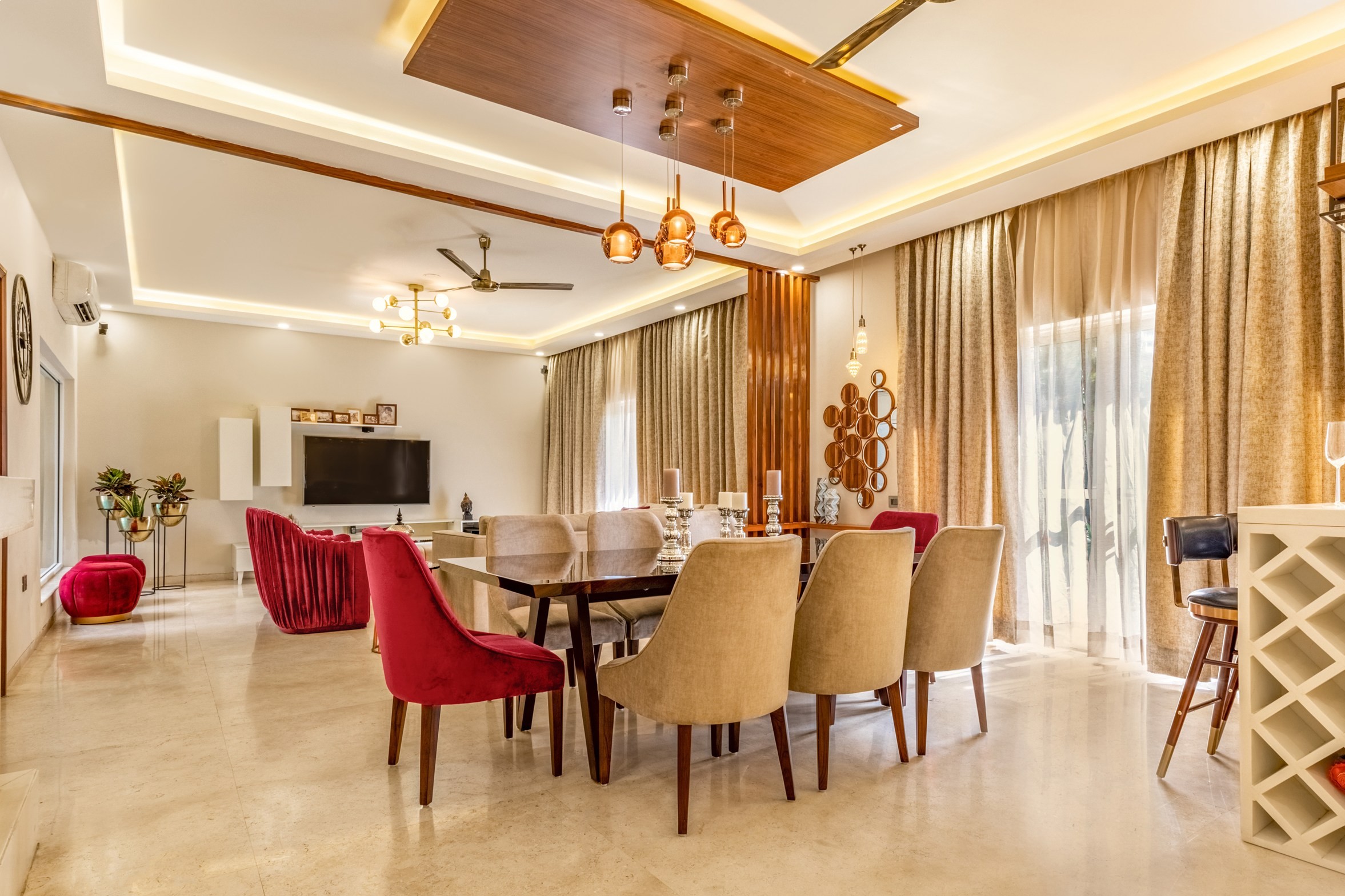 Light Beige Flooring Design With Matte Finish And Textures | Livspace