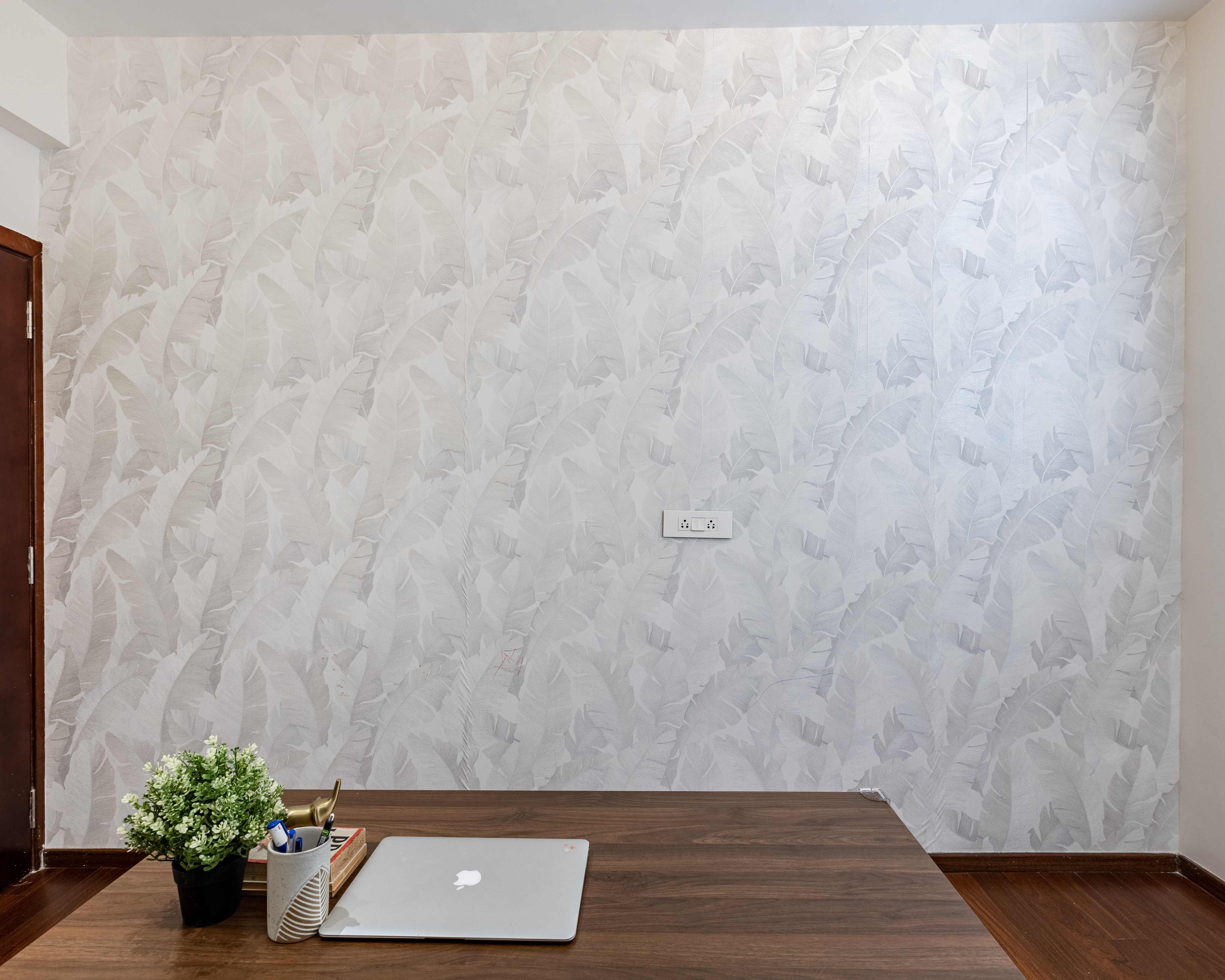 Leaf-Themed Wallpaper Design For Accent Walls | Livspace