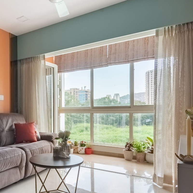 Sliding Window Design With A Fixed Bottom Frame | Livspace