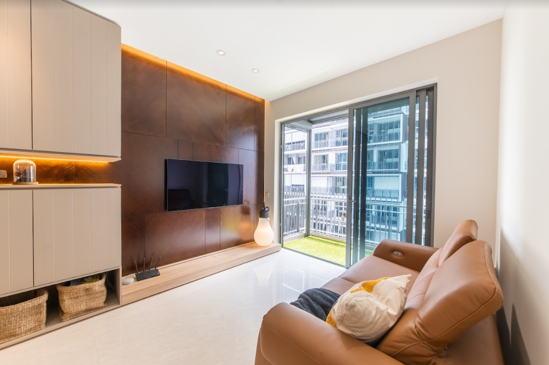 Modern TV Wall Design With Cove Lighting | Livspace