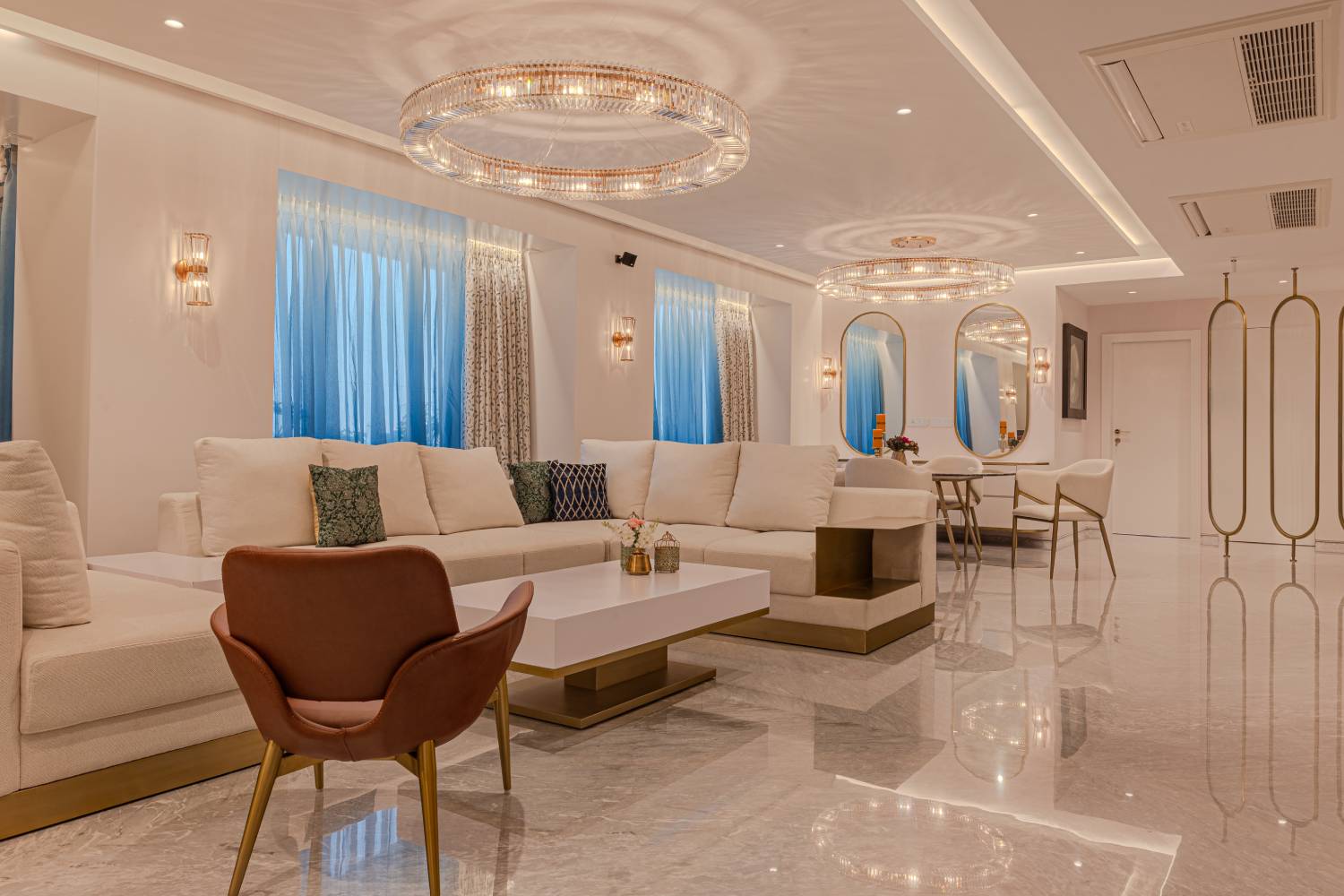 Modern POP Peripheral False Ceiling Design with Painted Finish and Soft ...