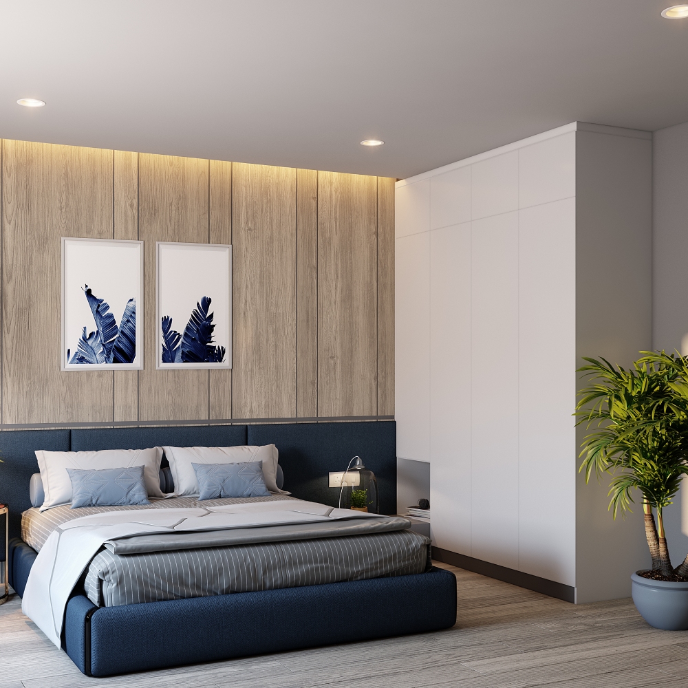 White Swing Wardrobe Design For Bedrooms | Livspace