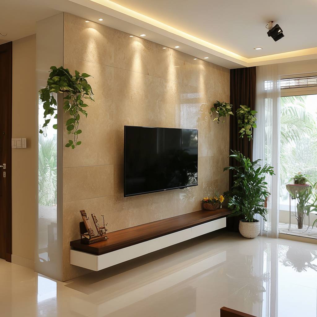 Central and Peripheral Modern False Ceiling Design with Cove Lighting ...