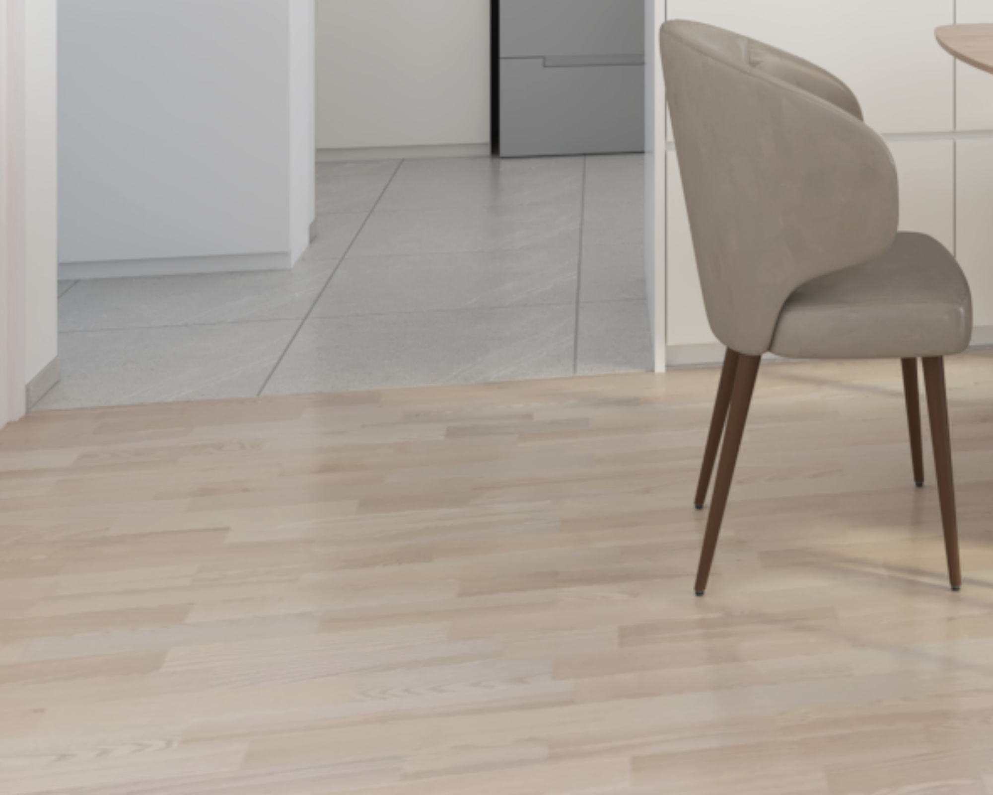 Anti-Skid Flooring Design With Rectangular Tiles | Livspace