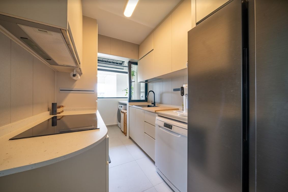 Parallel Compact Kitchen Cabinet Design | Livspace