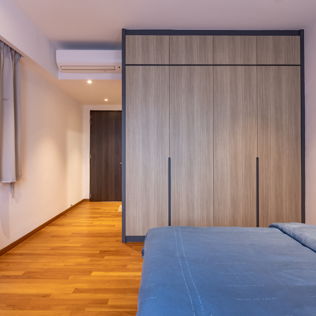 Compact Swing Shutter Wardrobe Design | Livspace