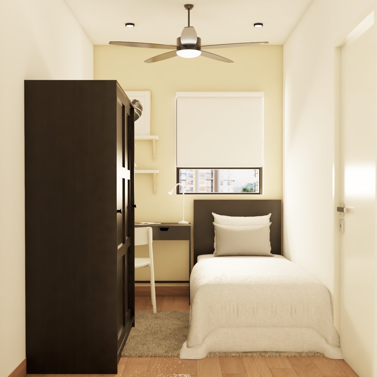 Light Cream Wall Paint Design | Livspace
