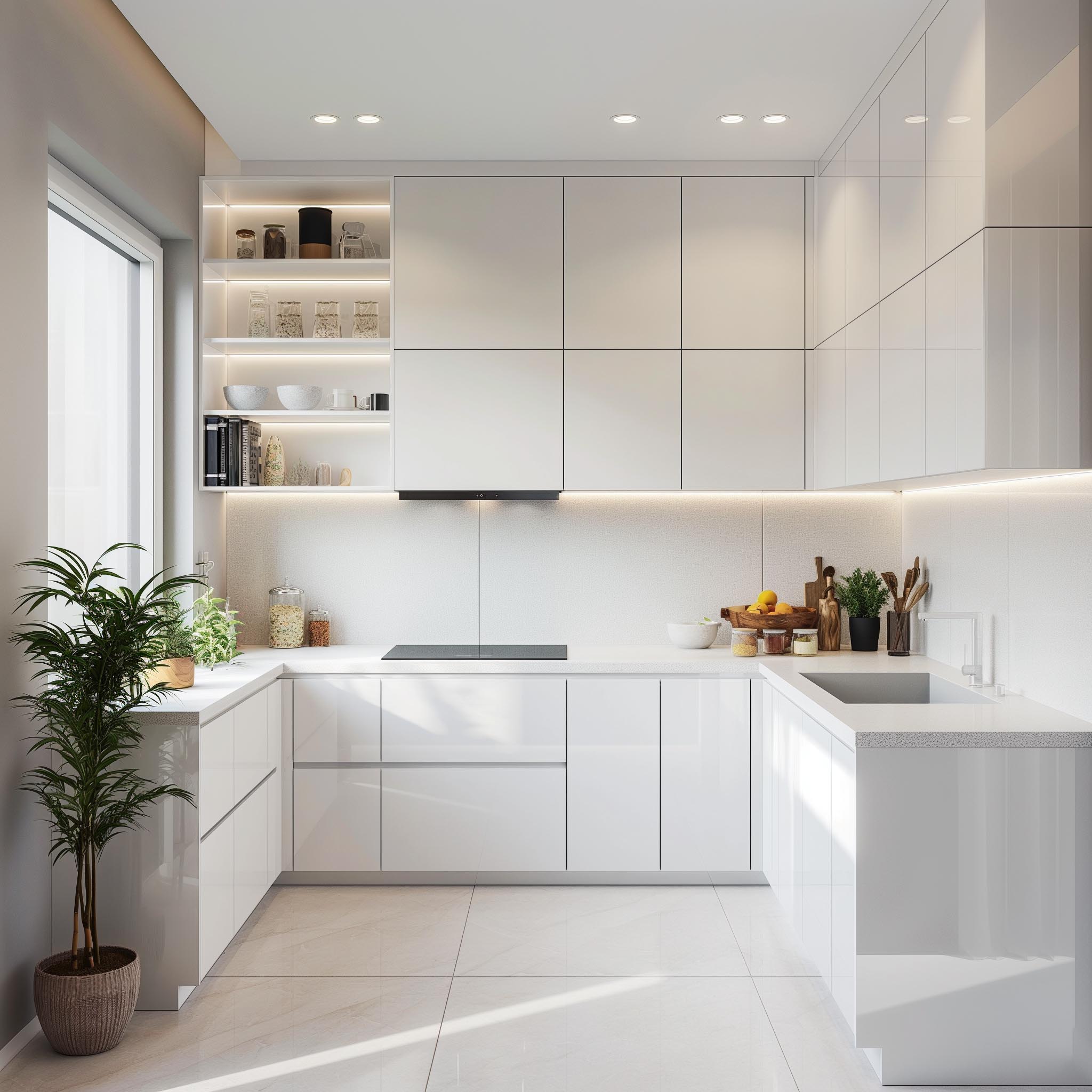 Modern White Square Tile Flooring Design: Durable, Stylish, and ...