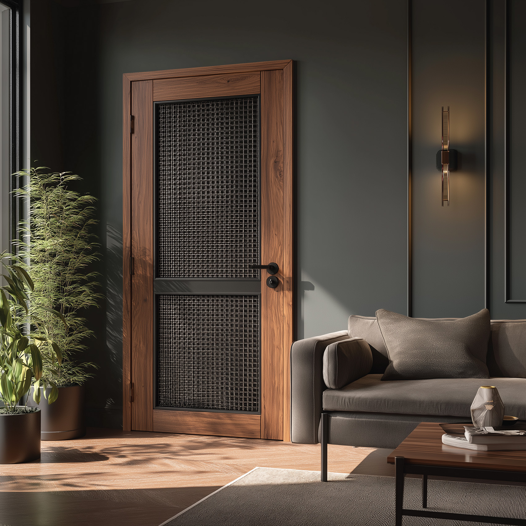 Contemporary Swing Single Door Design in Matte Finish for Entrance ...