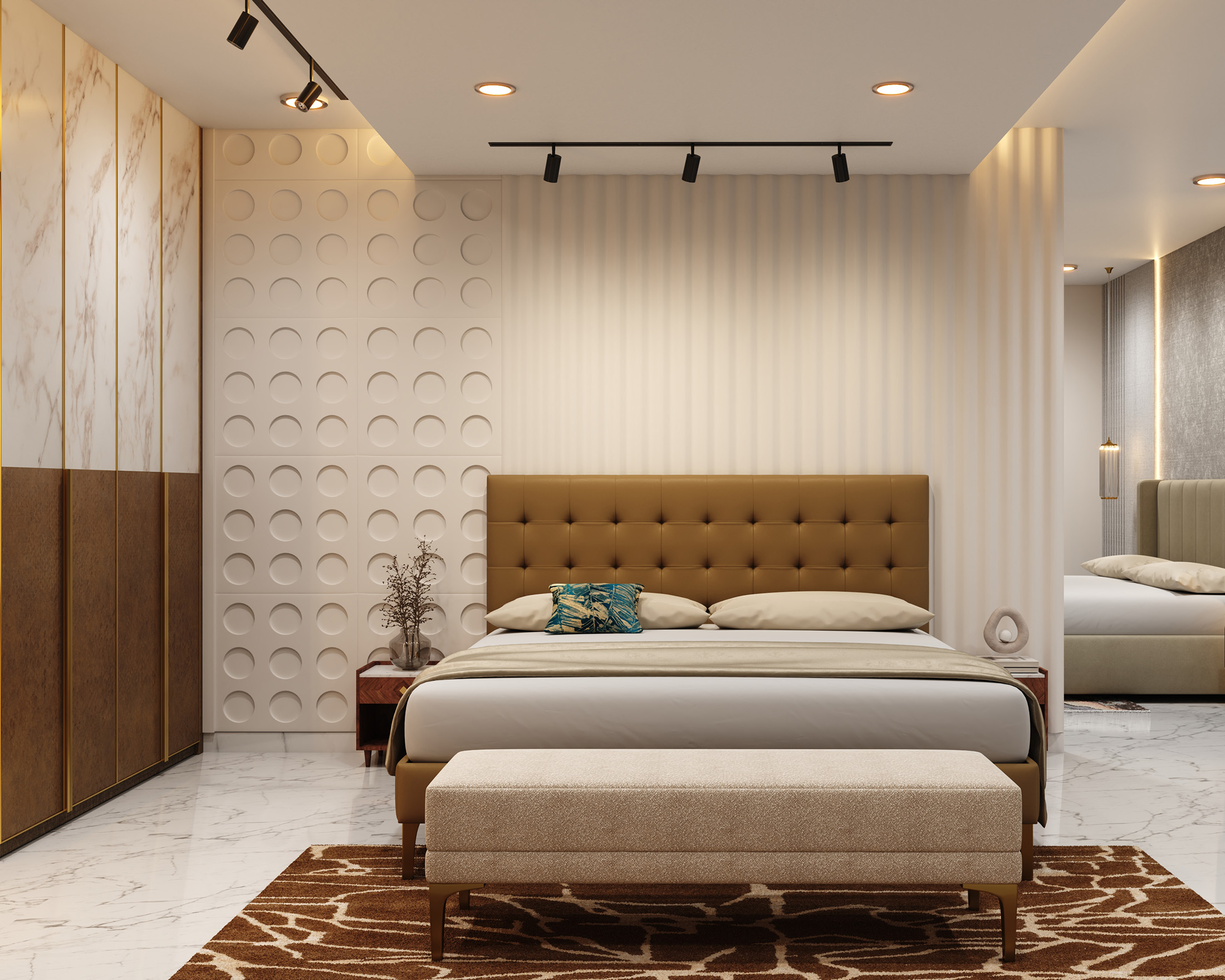 Single Layered Modern Rectangle False Ceiling Design with Gypsum Board ...