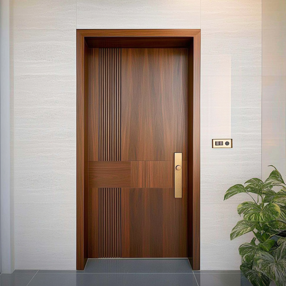 Contemporary Swing Single Door Design with Matte Finish: Perfect for ...
