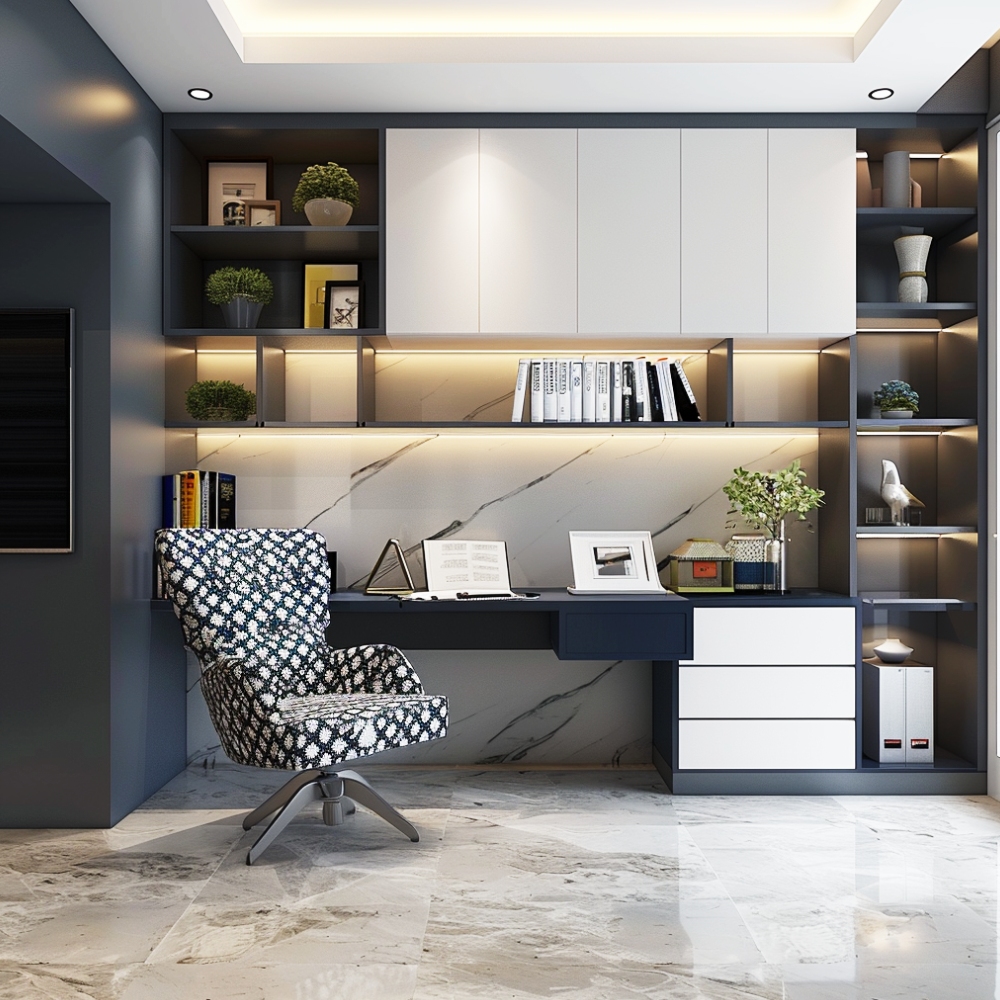 Durable Grey Square Floor Tiles: Modern Flooring Design | Livspace