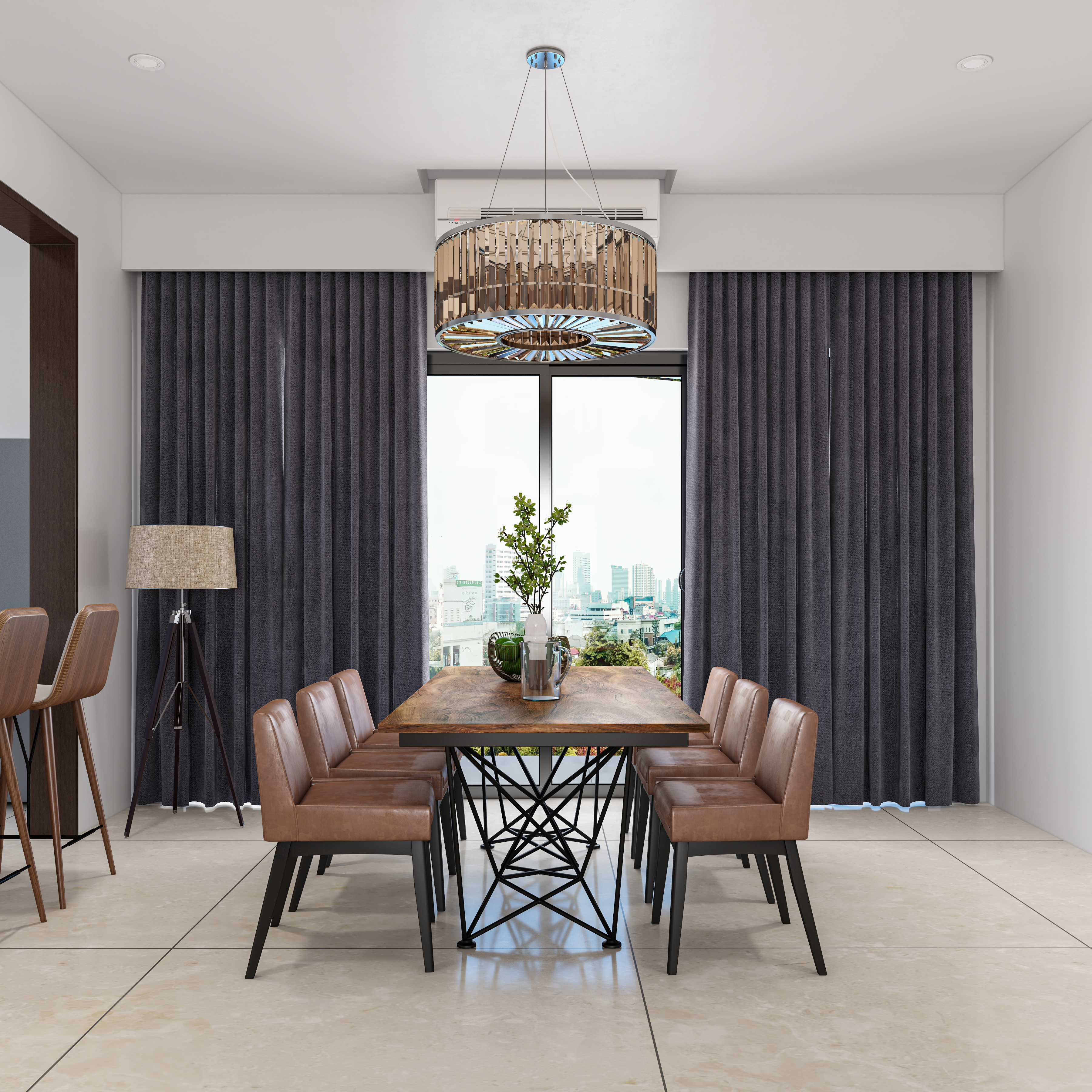 Spacious Six-Seater Dining Room Ideas | Livspace