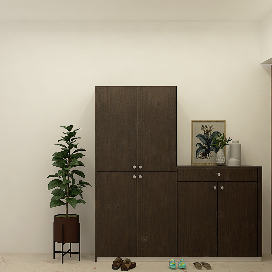 Simple & Sleek Foyer Design | Livspace