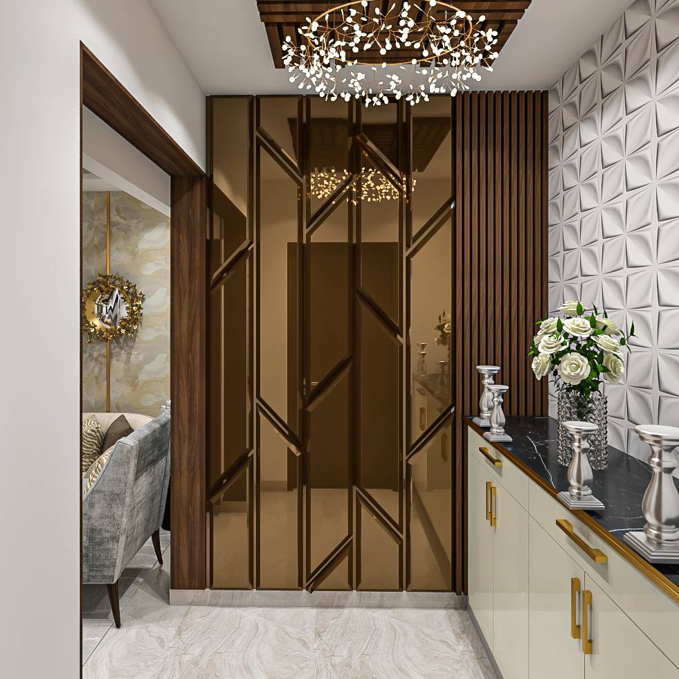 Classic Spacious Foyer Designed For Rental Homes | Livspace