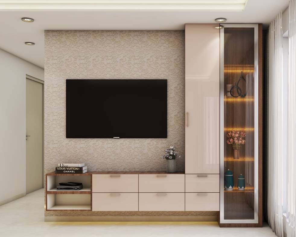 Storage Maximum Modern Compact TV Units| Livspace