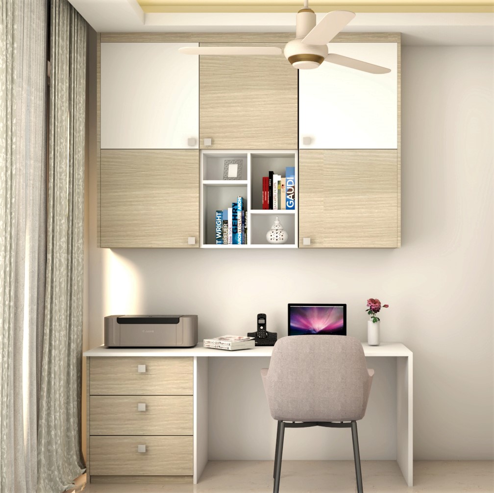 Compact Work Space With Modern Design | Livspace