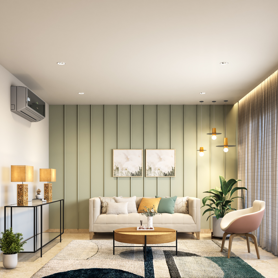 Modern False Ceiling Design With Pendant Lights | Livspace