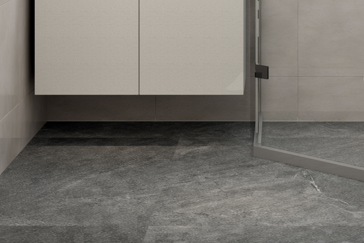 Scratch-Resistant Grey Flooring Tiles | Livspace