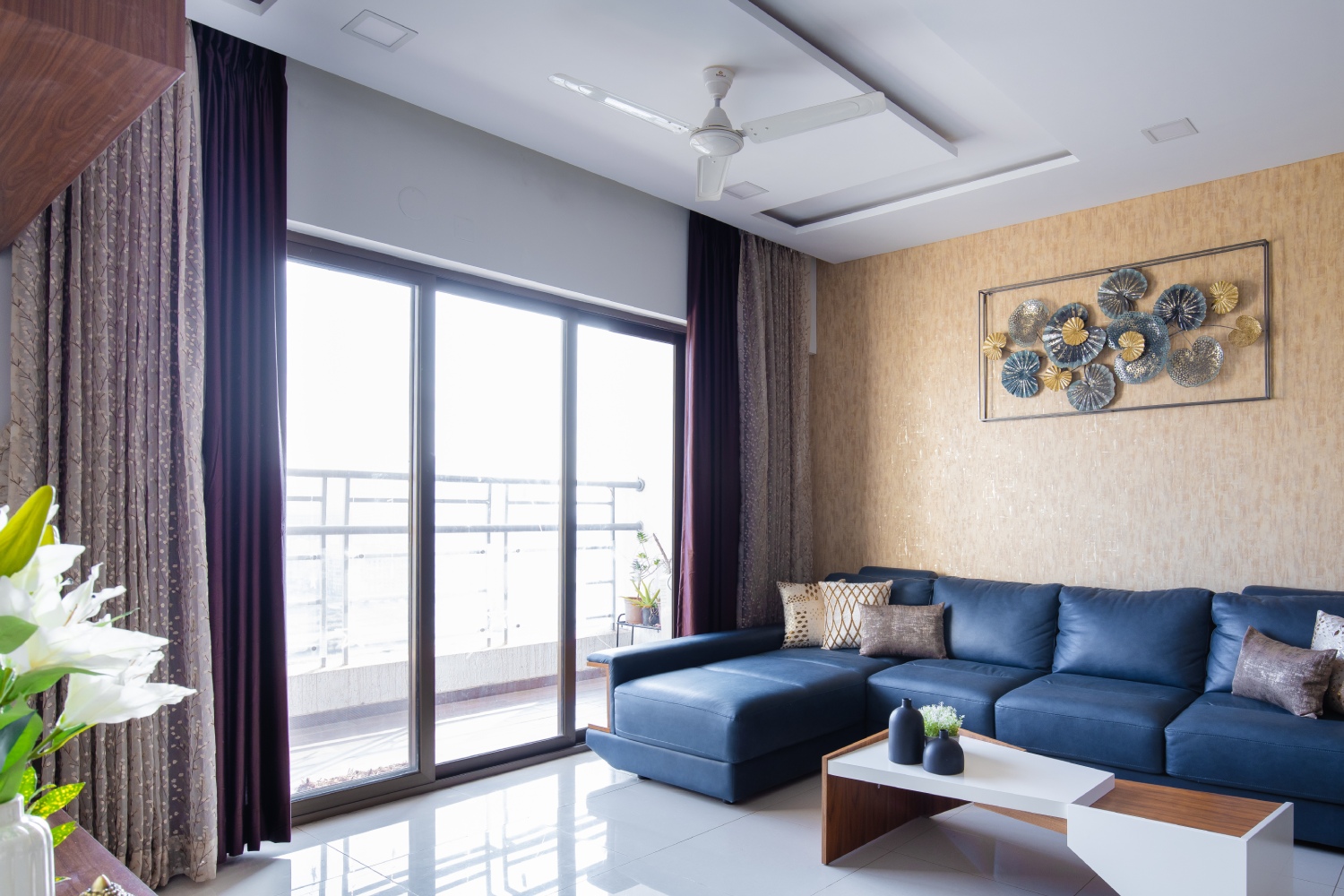 Space-Efficient Large UPVC Window Design | Livspace