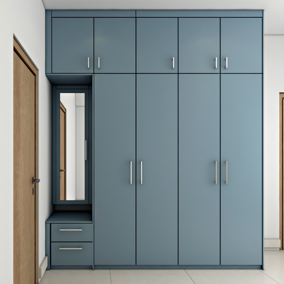 4 Door Wardrobe Designs For Bedroom